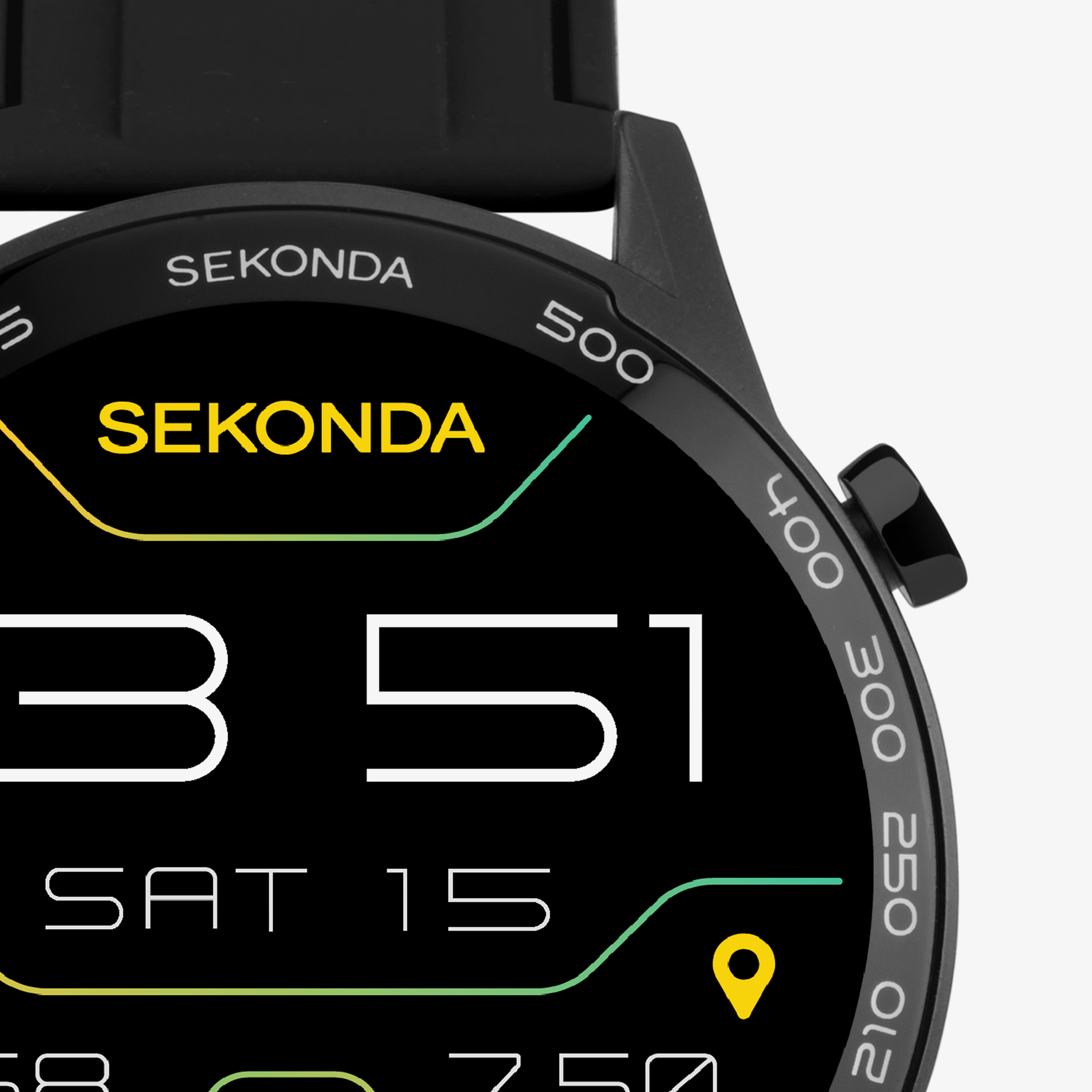 Sekonda 30155 Mens Active Plus Black Smartwatch