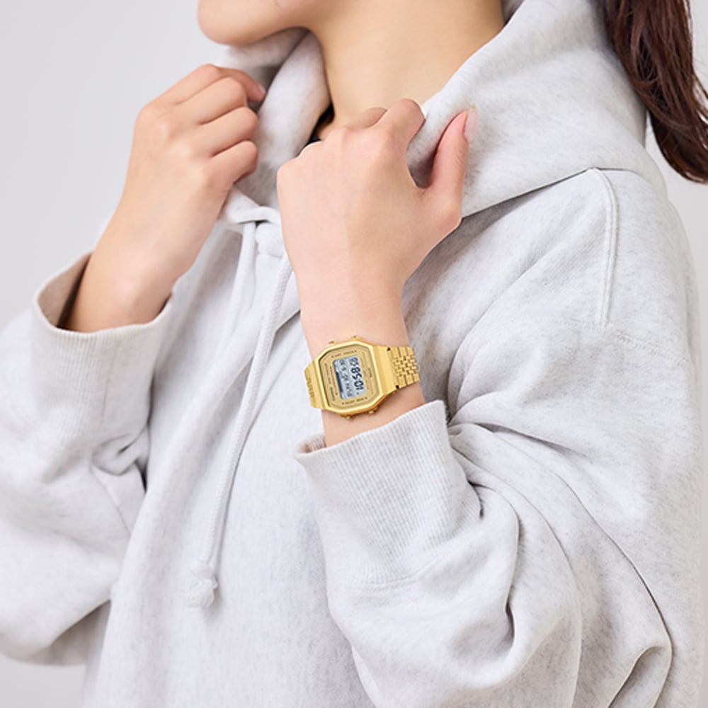 Casio ABL-100WEG-9AEF Vintage Gold Dual Display Smartwatch