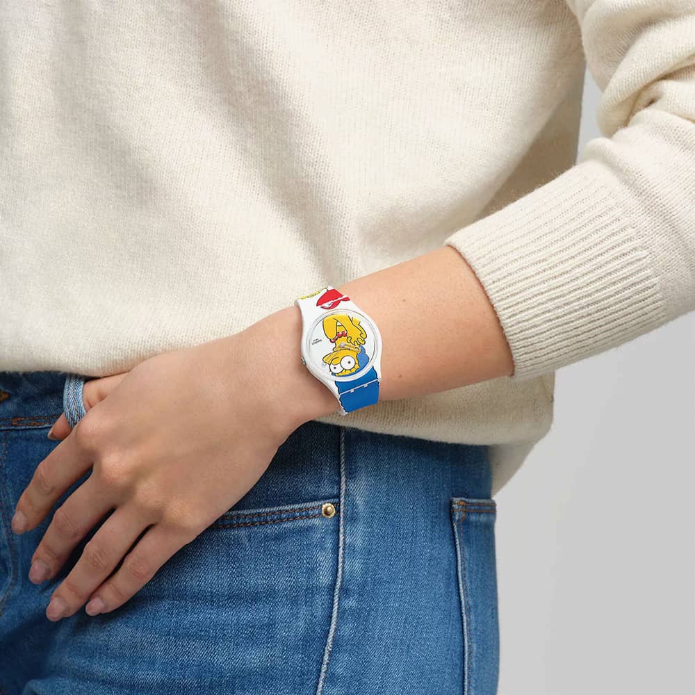 Swatch SO28Z116 Simpsons Watch