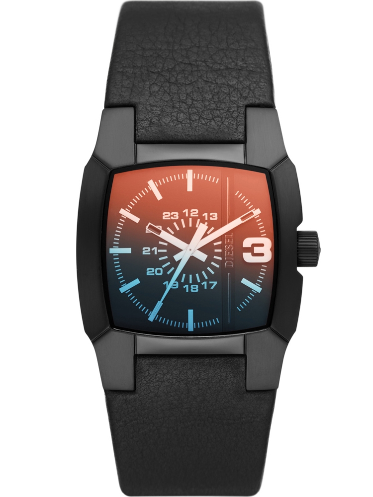 Diesel Mens Cliffhanger Black Square Watch DZ2000