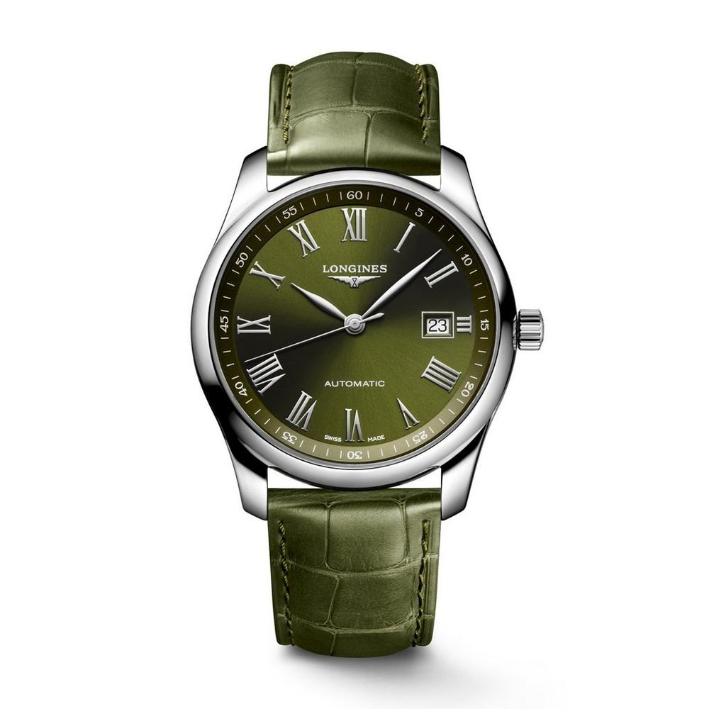 Longines Mens Master Collection Green Dial Automatic Watch L2.793.4.09.2