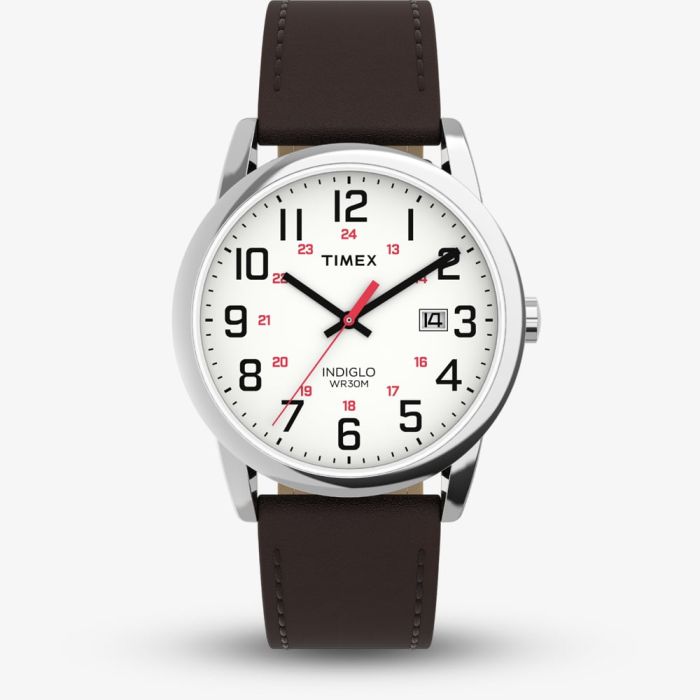 Timex TW2Y12600 Mens Easy Reader White Dial Watch